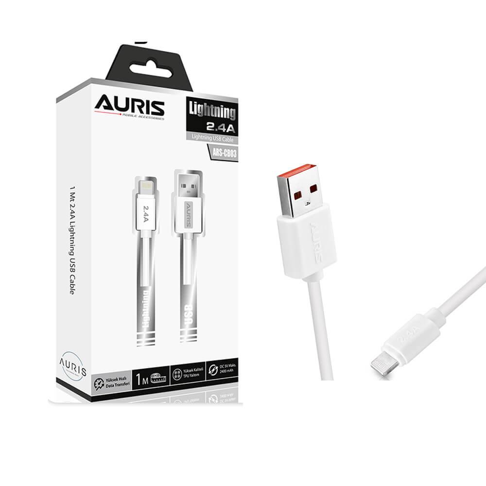 Auris CB03 USB Lightning Şarj ve Data Kablosu Fiyatı ve Özellikleri
