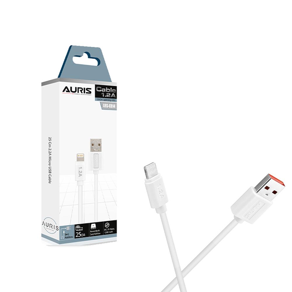 Auris CB14 Lightning USB Kablo 25cm Fiyatı ve Özellikleri