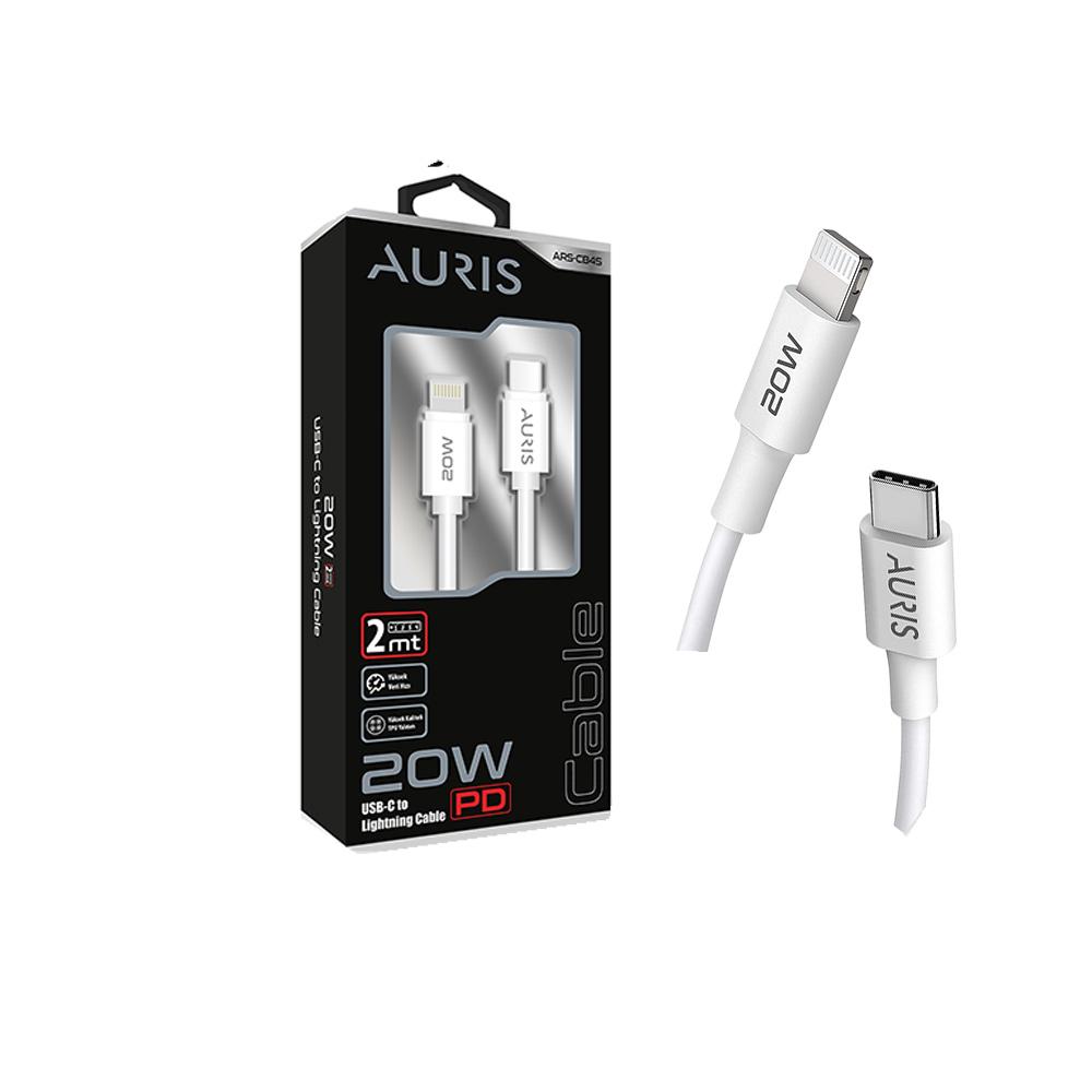 Auris CB45 20W Usb-C To Lightning Şarj ve Data Kablosu 200cm Fiyatı ve ...
