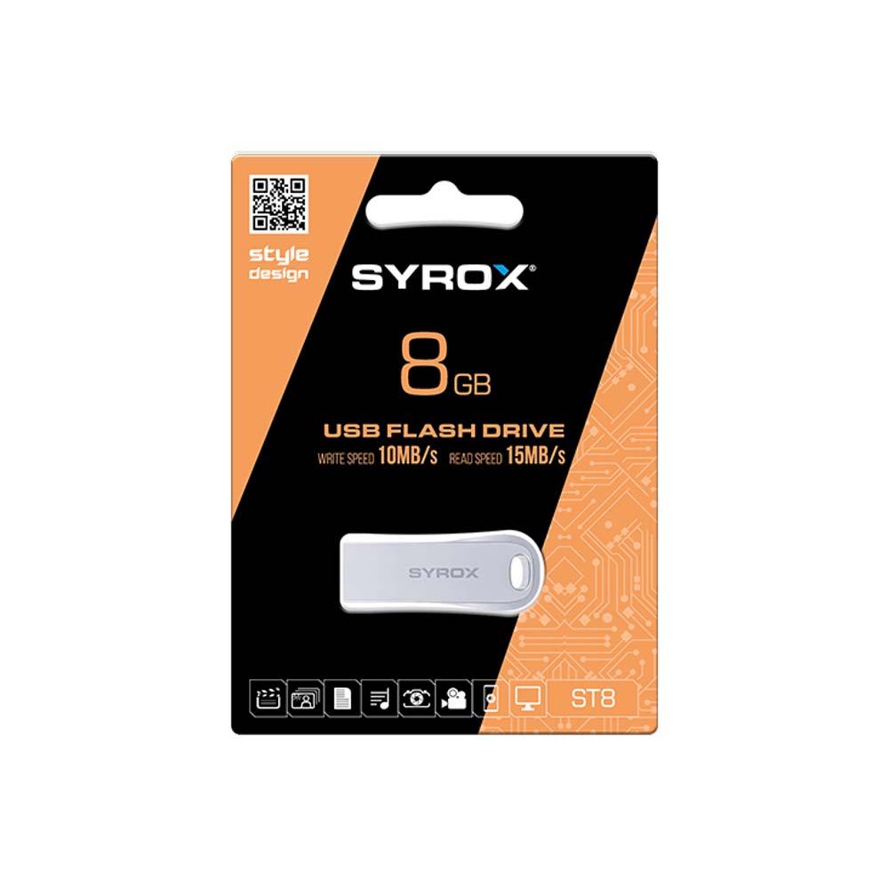 Syrox ST8 USB Flash Bellek 8GB Fiyatı ve Özellikleri